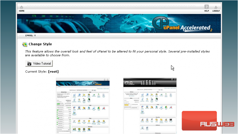 How to change your cPanel theme - Web24